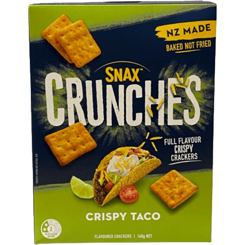 SNAX CRUNCHES CRISPY TACO CRACKERS(21/06/22) | Shopee Malaysia