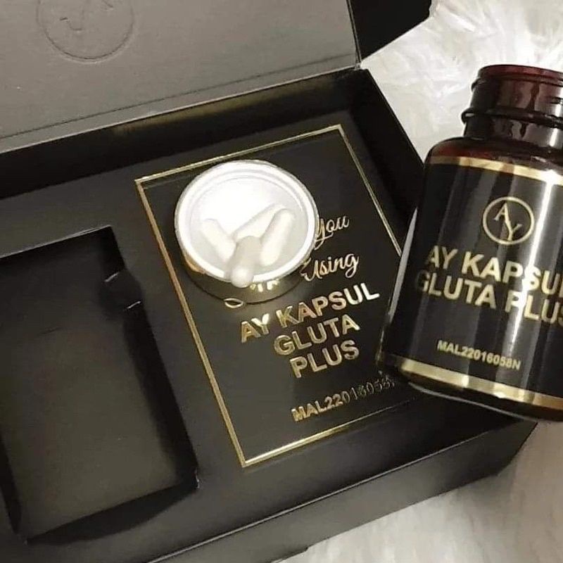 🔥HOT ITEM🔥AY CAPSUL PUTIH GLUTA PLUS 💜💕 | Shopee Malaysia