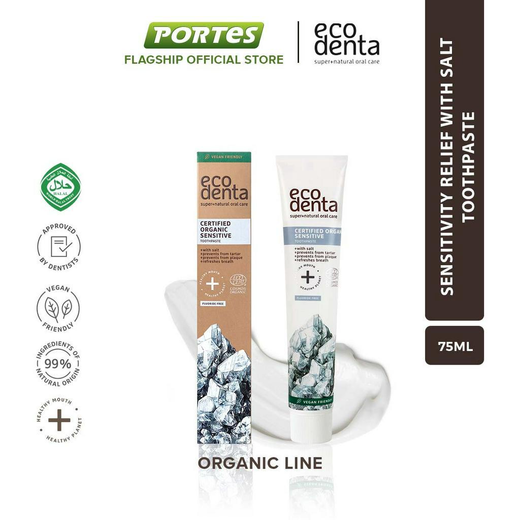 [CLEARANCE] ECODENTA - Certified Organic Sensitivity Relief Toothpaste ...