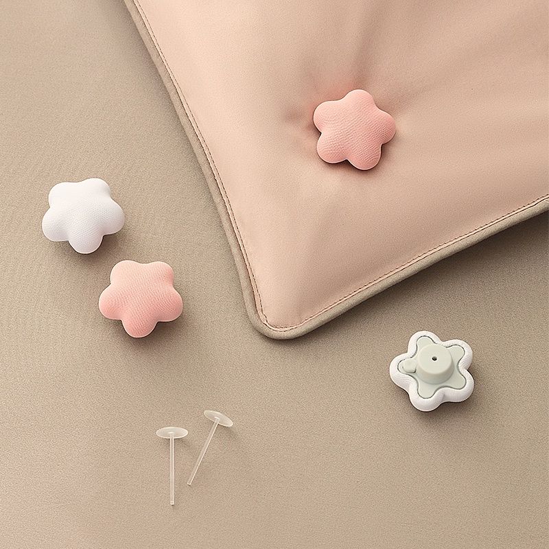 4Pcs Bed Sheet Fasteners Clip / Non-Slip Mushroom Heart Flower Shaped ...