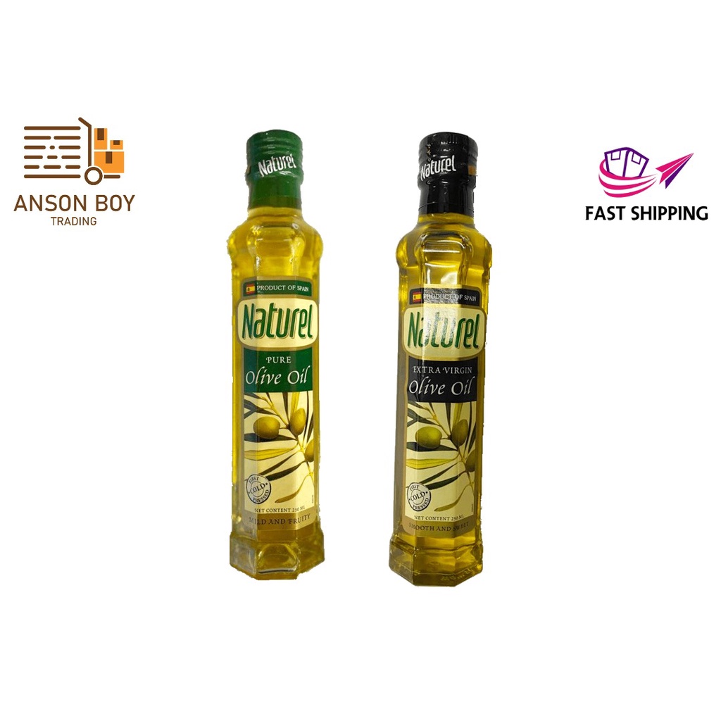 [READY STOCK] NATUREL PURE OLIVE OIL/EXTRA VIRGIN OLIVE OIL 250ML ...