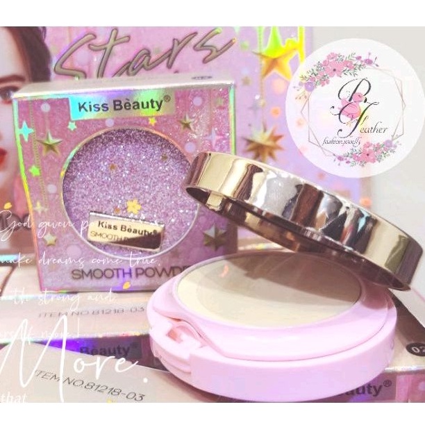 Ready Stock kiss Beauty Smooth Compact Powder 16g | Shopee Malaysia
