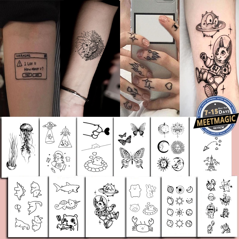 【MEET Magic Tattoo】Lasts To 15 Days Magic Tattoo Waterproof Temporary ...