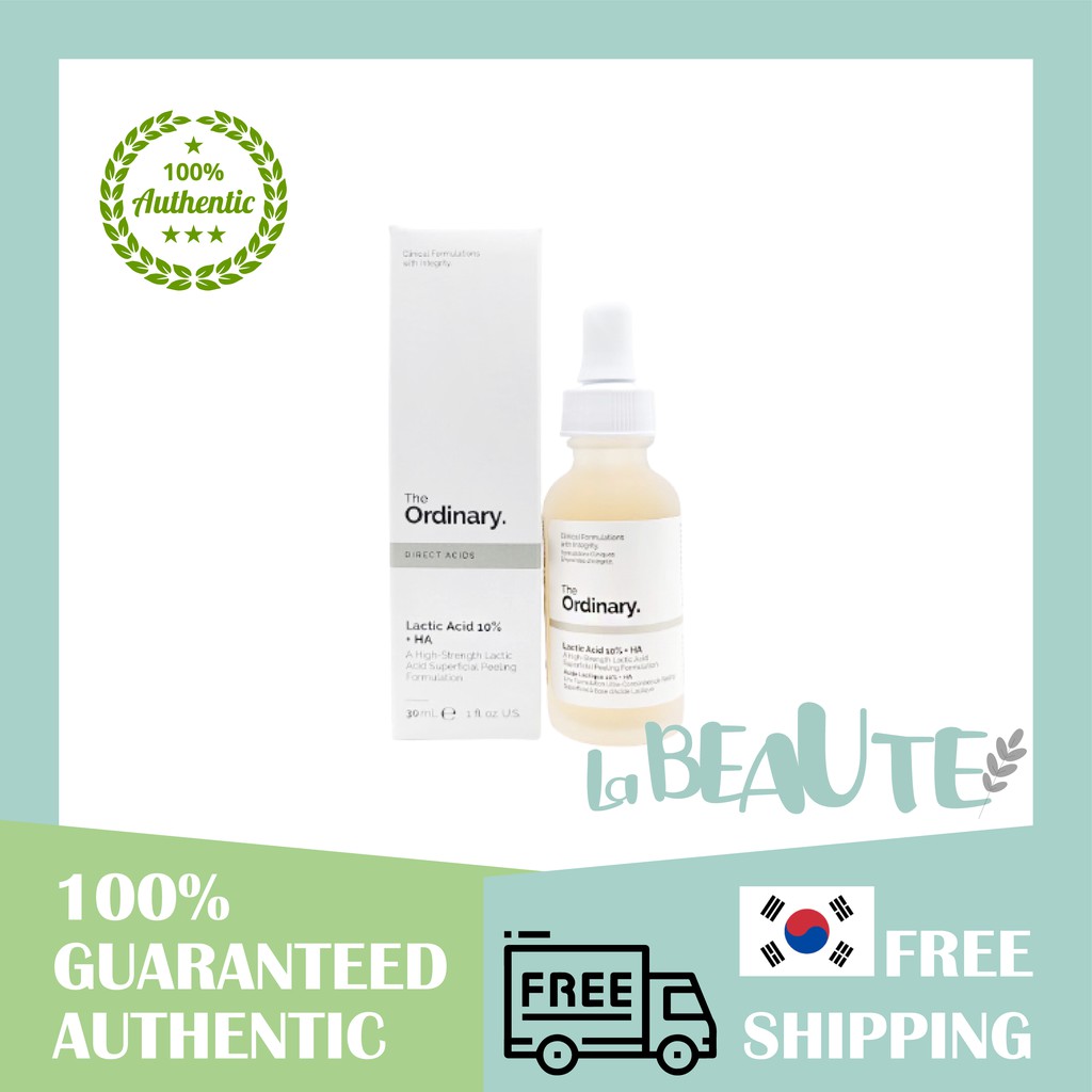 The Ordinary Lactic Acid 10% + HA 30ml[MFG2022.10] / Lactic Acid 5% ...