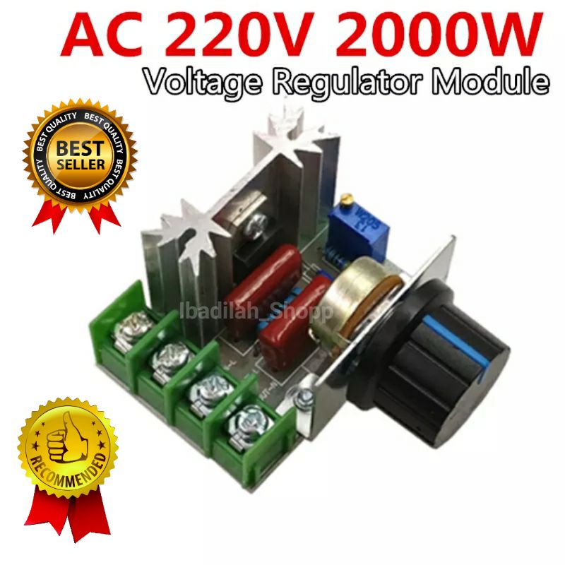 Ac 220V 2000W Voltage Regulator Voltage Controller Thyristor LB1042 ...