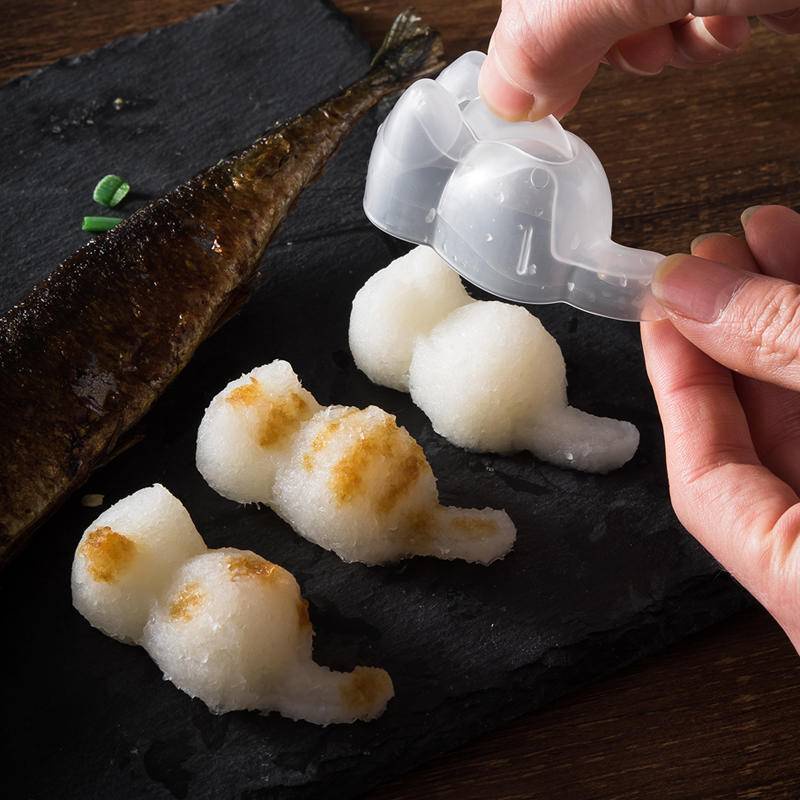 Mashed potato mold kitchen cat rice ball Japanese cooking abrasive ...