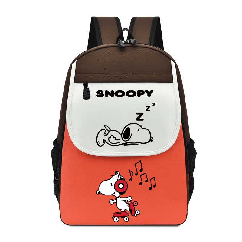 Cartoon Snoopy Backpack School Bag for Women Men Backpack Computer Bag ...
