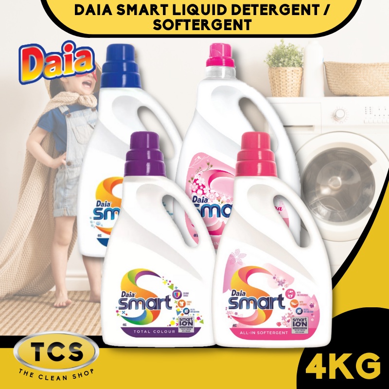Daia Smart Laundry Liquid Detergent 4kg | Shopee Malaysia