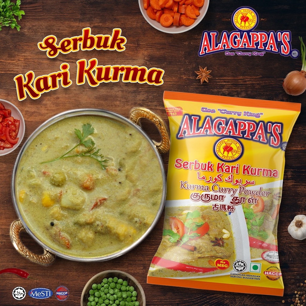 Alagappa's Serbuk Rempah Kari Kurma / Kurma Curry Powder (25gm,100gm ...