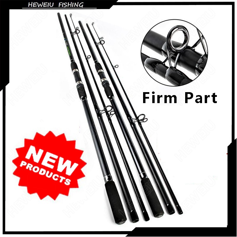 12ft 13ft Three Sections Sea Spinning Fishing Rod 3.6M 3.9M | Shopee ...