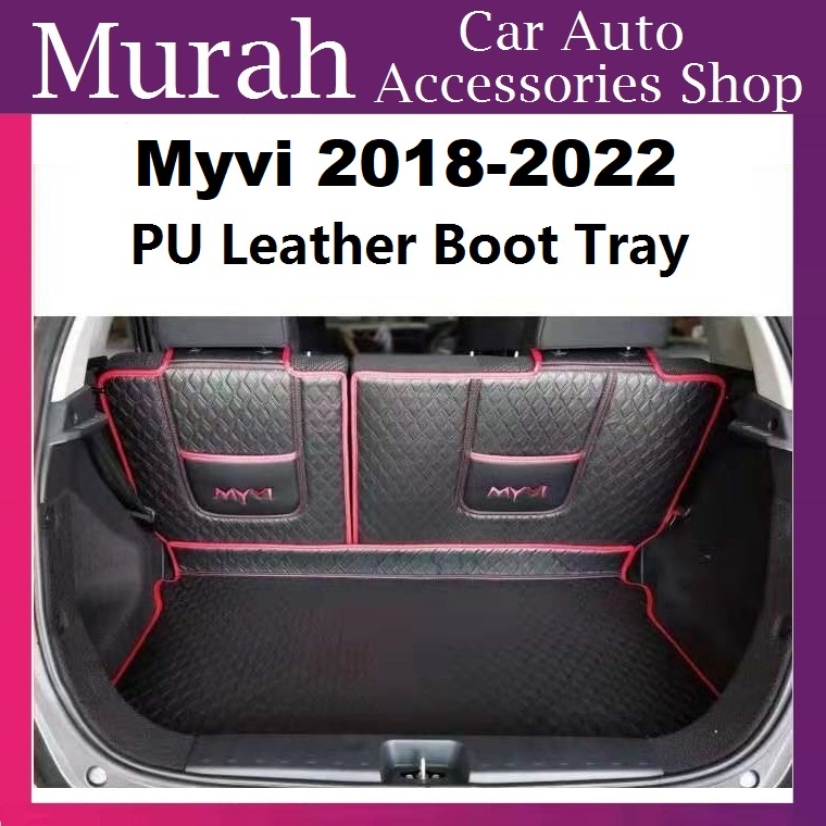 Perodua Myvi 2018-2025 High Quality PU Leather Rear Boot Cargo | Shopee ...