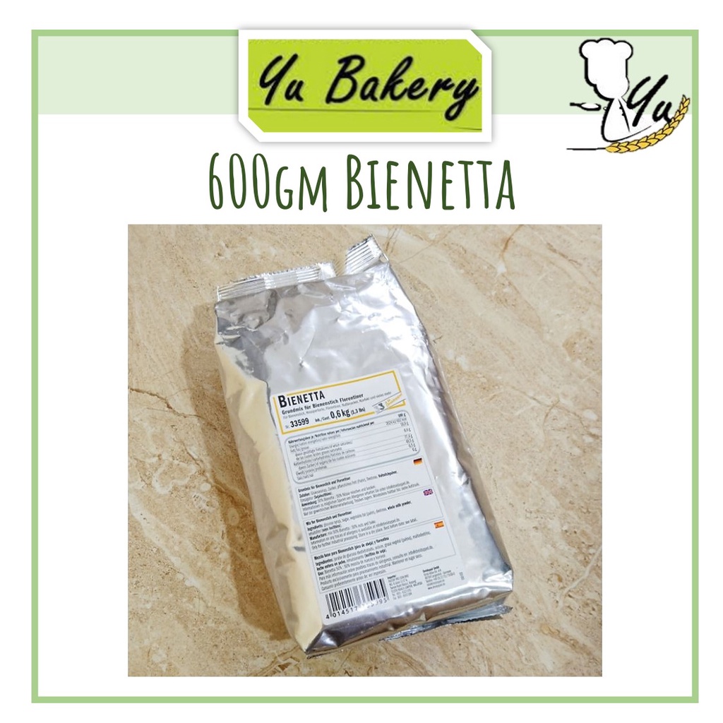 600gm Bienetta Florentine Flour Powder Premix Cookie Mix Tepung Biskut ...