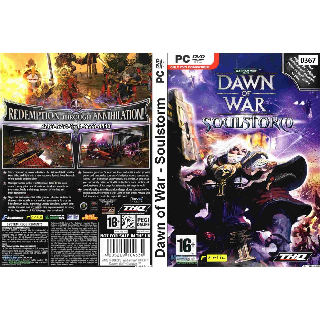 (PC) Warhammer 40K Dawn Of War Soulstorm | Shopee Malaysia