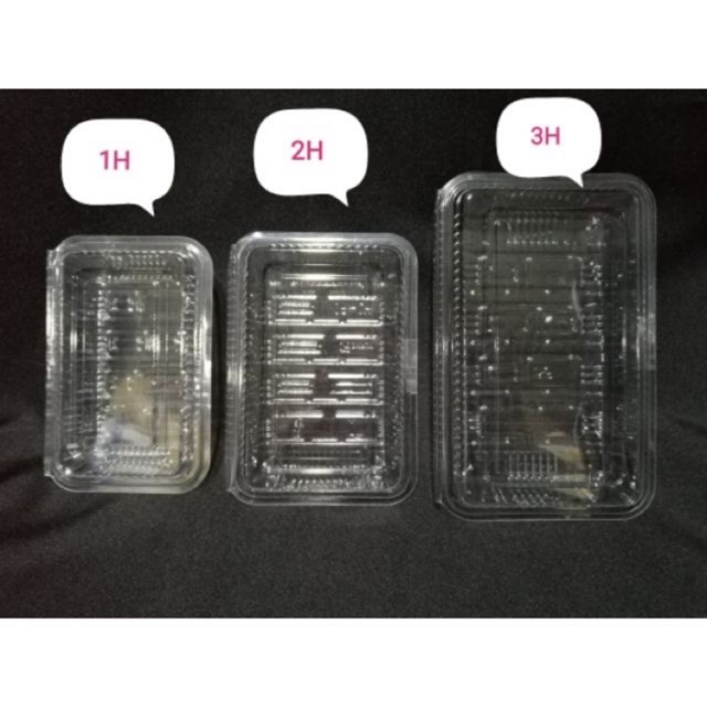 OPS-OP1H,OP2H,OP3H -BENXON Plastic Tray [ 100pcs± ] Bakery Disposable ...