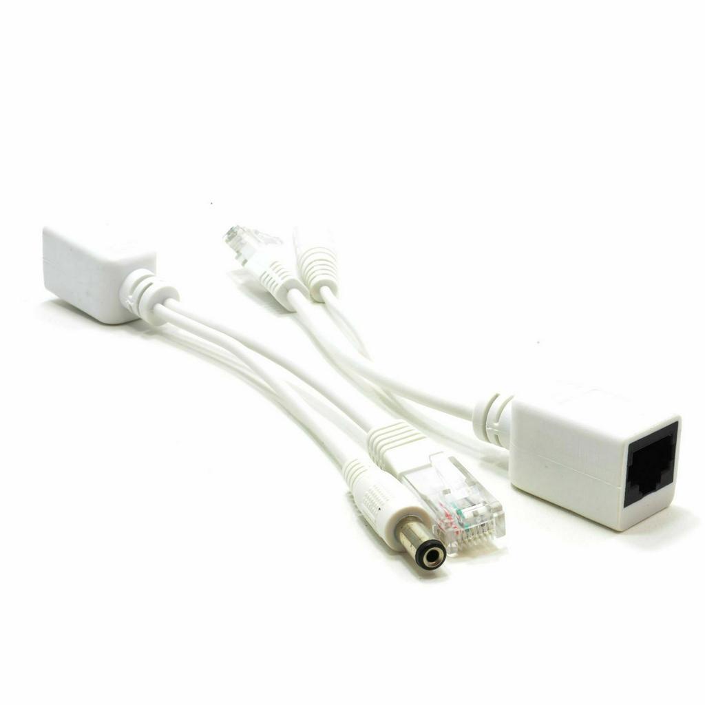 DC 12V IP Camera POE RJ45 Cable Power Over Ethernet Adapter Injector ...
