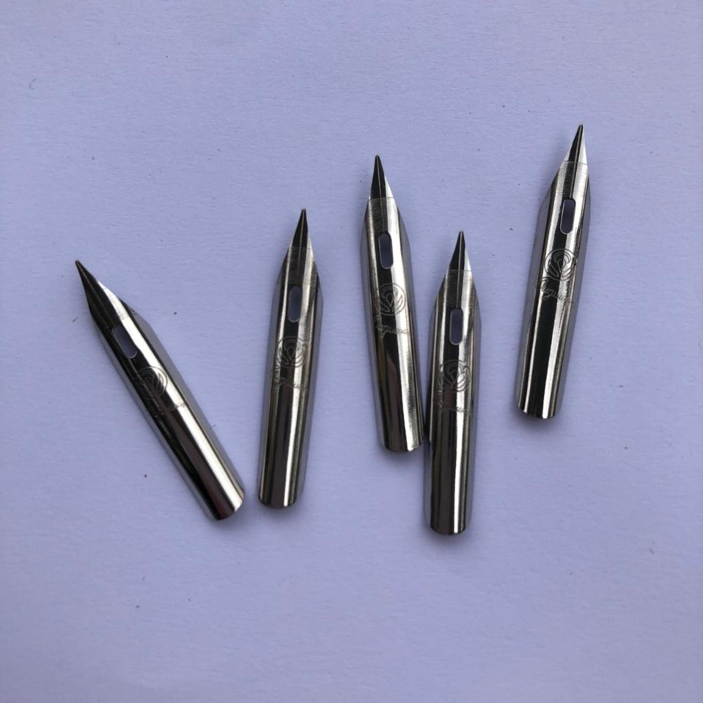 Calligraphy nib, bamboo leaf nib for split writing - Nib creates bold ...