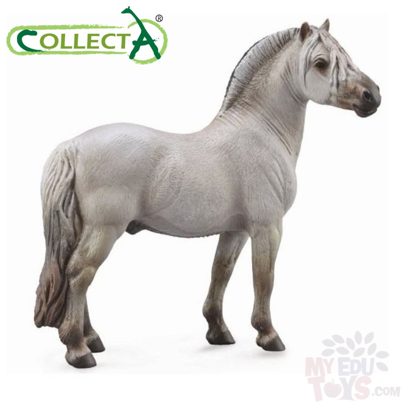 Fjord Stallion Grey - Collecta 88632 Horse Life Animal Action Figures ...