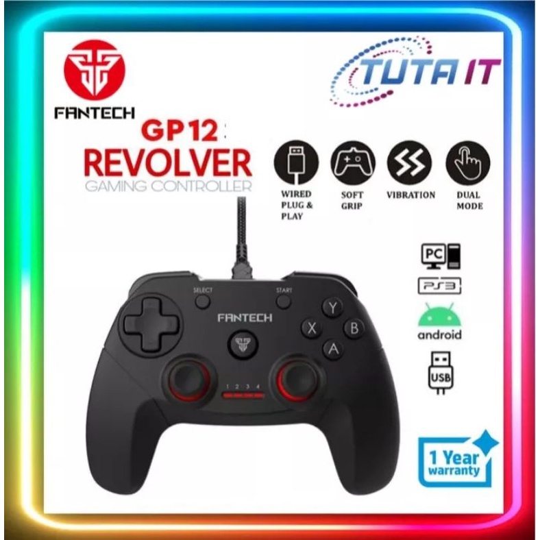 Fantech GP12 Wired Gaming Controller(JY59BK)1.8Meter Cable Length ...