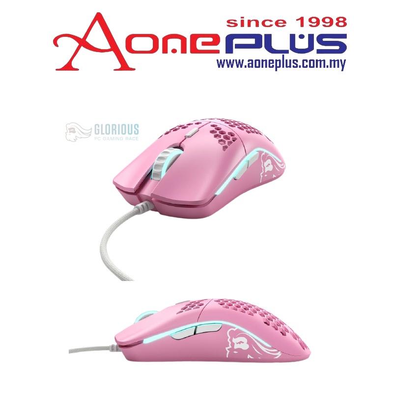 (AONE PLUS SS2) Glorious Gaming Mouse Model O (Pink) | Shopee Malaysia