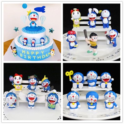 doraemon cake topper kids children boys toys for birthday party gifts ...