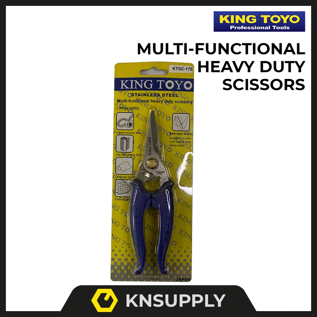 KING TOYO Multi-Functional Heavy Duty Scissors | Shopee Malaysia