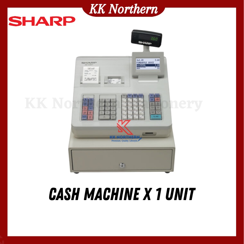 Sharp XE-A307 Cash Register Machine / Mesin Cashier Machine Fast Key ...