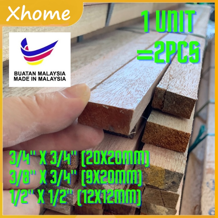 [Xhome] 2pcs x 6FT 6 KAKI Kayu Kecil, Small Wood, Kayu Ketam, Kayu ...