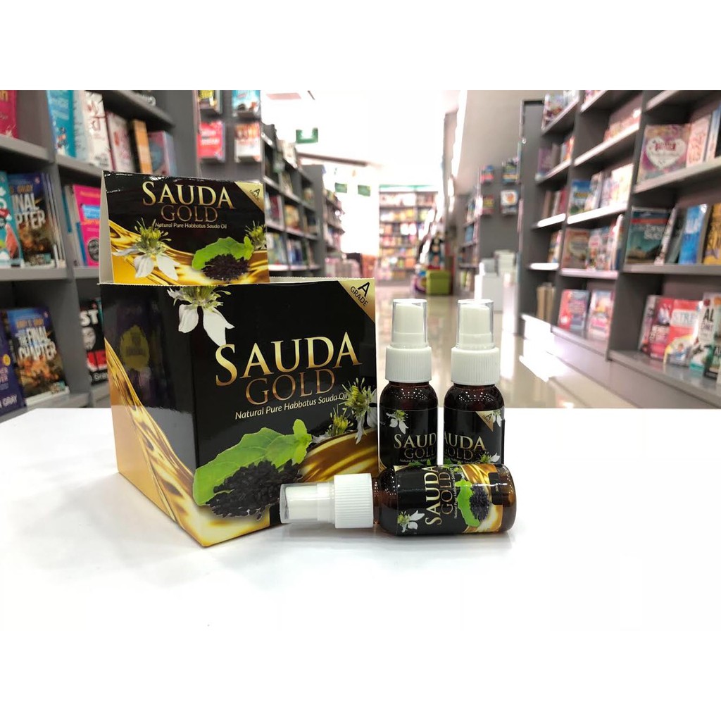 HABBATUS SAUDA GOLD SPRAY (NATURAL PURE HABBATUS SAUDA OIL) (30ML ...