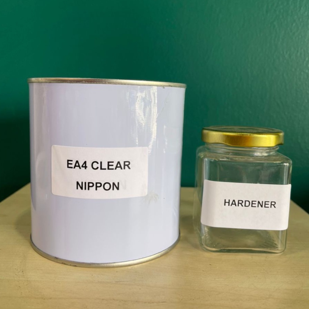 Nippon Paint EA4 Finish Clear Gloss / Cat Epoxy 1L - 1 Liter (Self ...