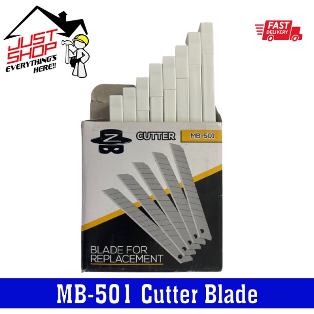 MB-501 Cutter Blade 10X10 Per Box/ Cutter Refill | Shopee Malaysia