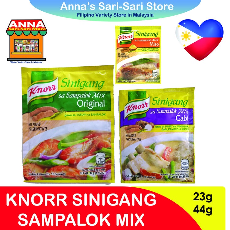 KNORR SINIGANG SA SAMPALOK (TAMARIND SOUP) Original, Gabi, & Miso | Shopee Malaysia