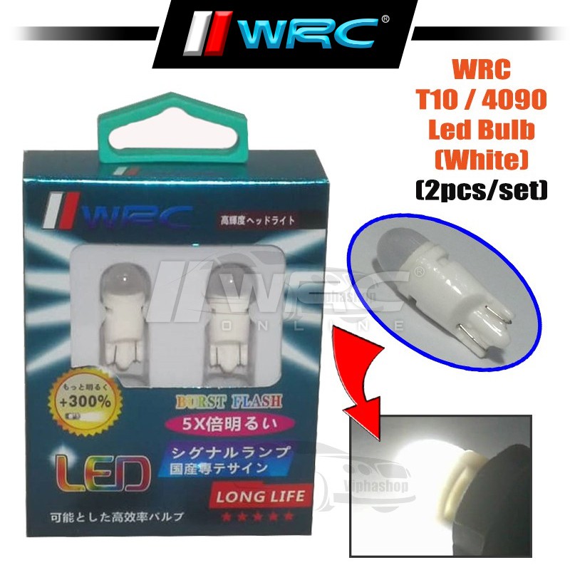 WRC T10 / 4090 Led Bulb (White) (2pcs/set) | Shopee Malaysia