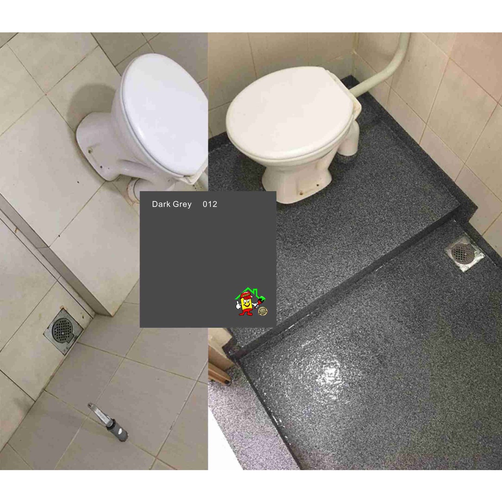 FULL SET NIPPON EA4 CERAMIC & TILES PAINT ( 1L WP TILES COTE , 1L ...
