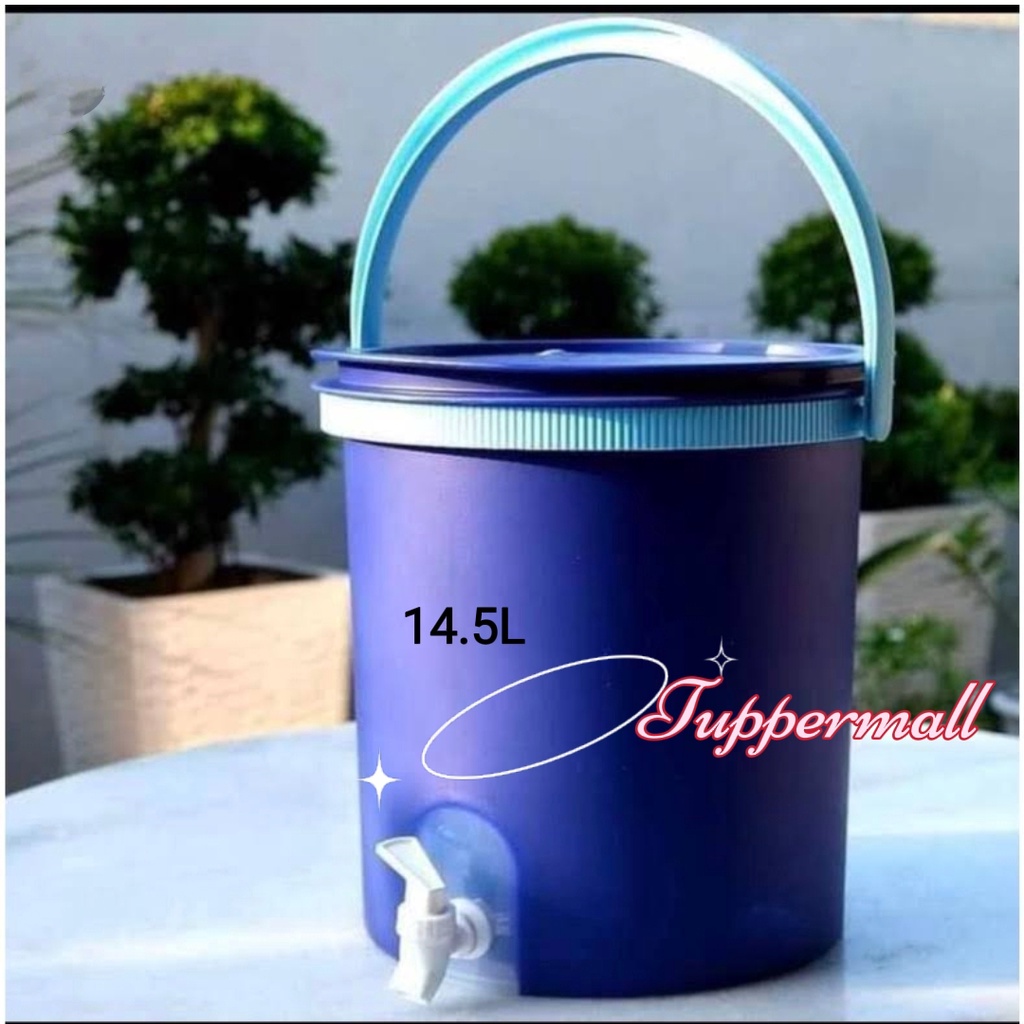 Tupperware Water Dispenser (1) 14.5L - Royale Blue | Shopee Malaysia