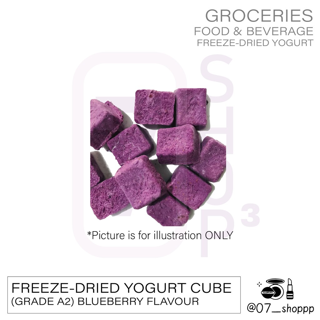 [A2-READY STOCK🧊]（Wholesale 5 gram）Freeze Dried Fruit Yogurt Cube ...