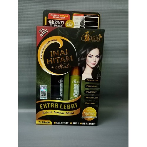 V ASIA inai hitam plus herba ( vasia ) | Shopee Malaysia