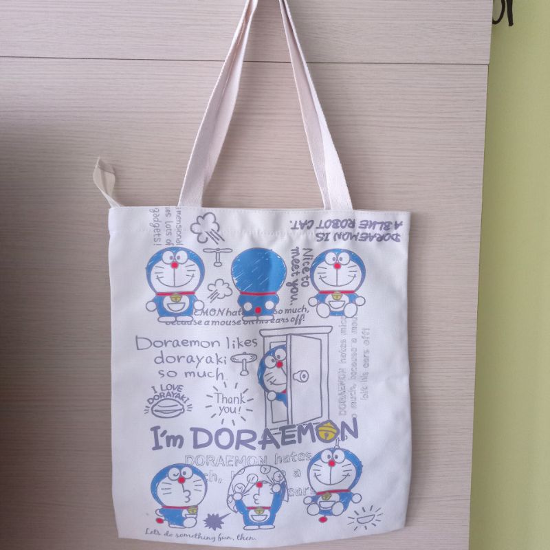 Doraemon Japan I’m Doraemon Tote bag Canvas bag | Shopee Malaysia