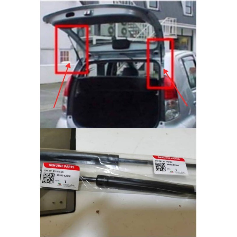 68950-BZ0301 Pair PRICE Perodua MYVI All MODEL REAR BOOT DAMPER G ...