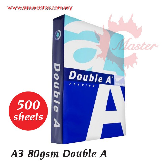 A3 80gsm Double A Paper (500s) | Shopee Malaysia