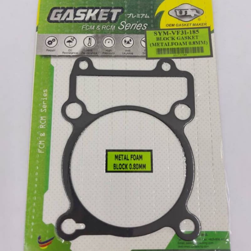 SYM VF3I 185 METAL FOAM BLOCK GASKET