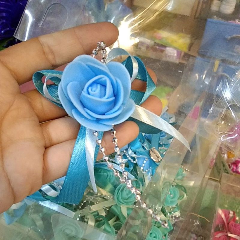 30/50pcs Rozet Majlis Bunga Rewang Simple Bunga Kendarat | Shopee Malaysia