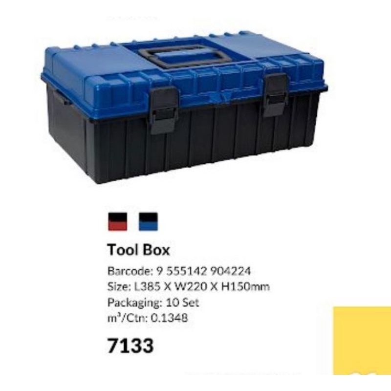Big Tool Box VIRAL Toolbox Plastic Light Weight Storage Multipurpose ...
