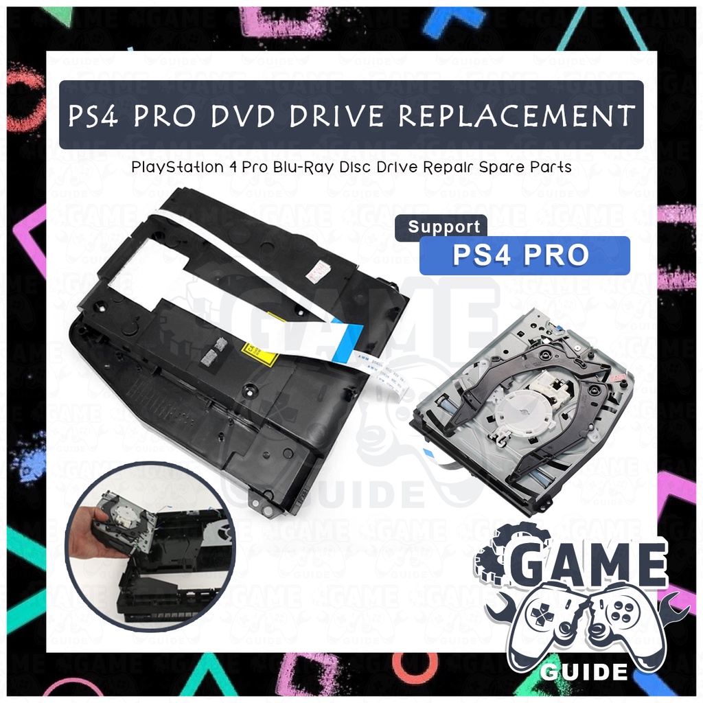 PS4 Pro DVD Drive Replacement for PlayStation 4 Pro Blu-Ray Disc Drive ...