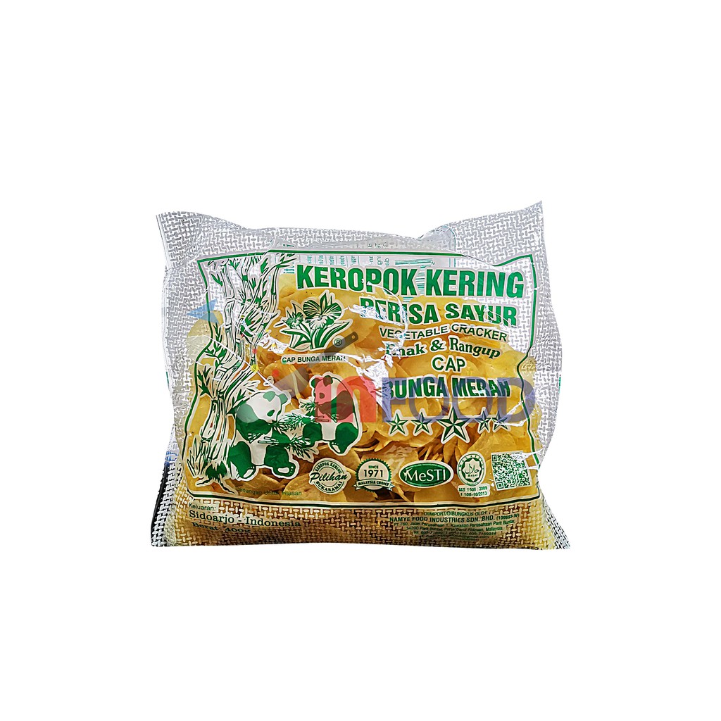 Cap Bunga Merah Keropok Kering Perisa Sayur 400g | Shopee Malaysia