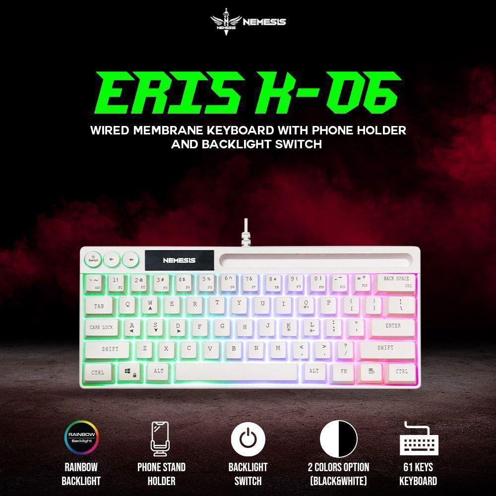 Nyk Nemesis K-06 Eris K06 RGB Mini Gaming Keyboard | Shopee Malaysia