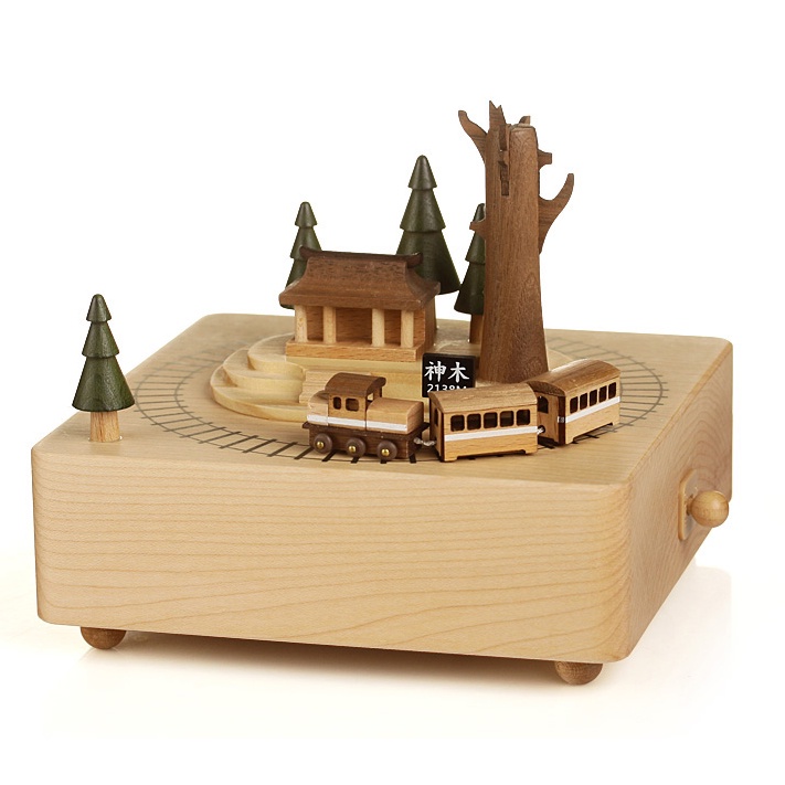 Taiwan Alishan Wooderful Life Collectible Handmade Wooden Music Box I ve Been Working on the Railroad Shopee Malaysia