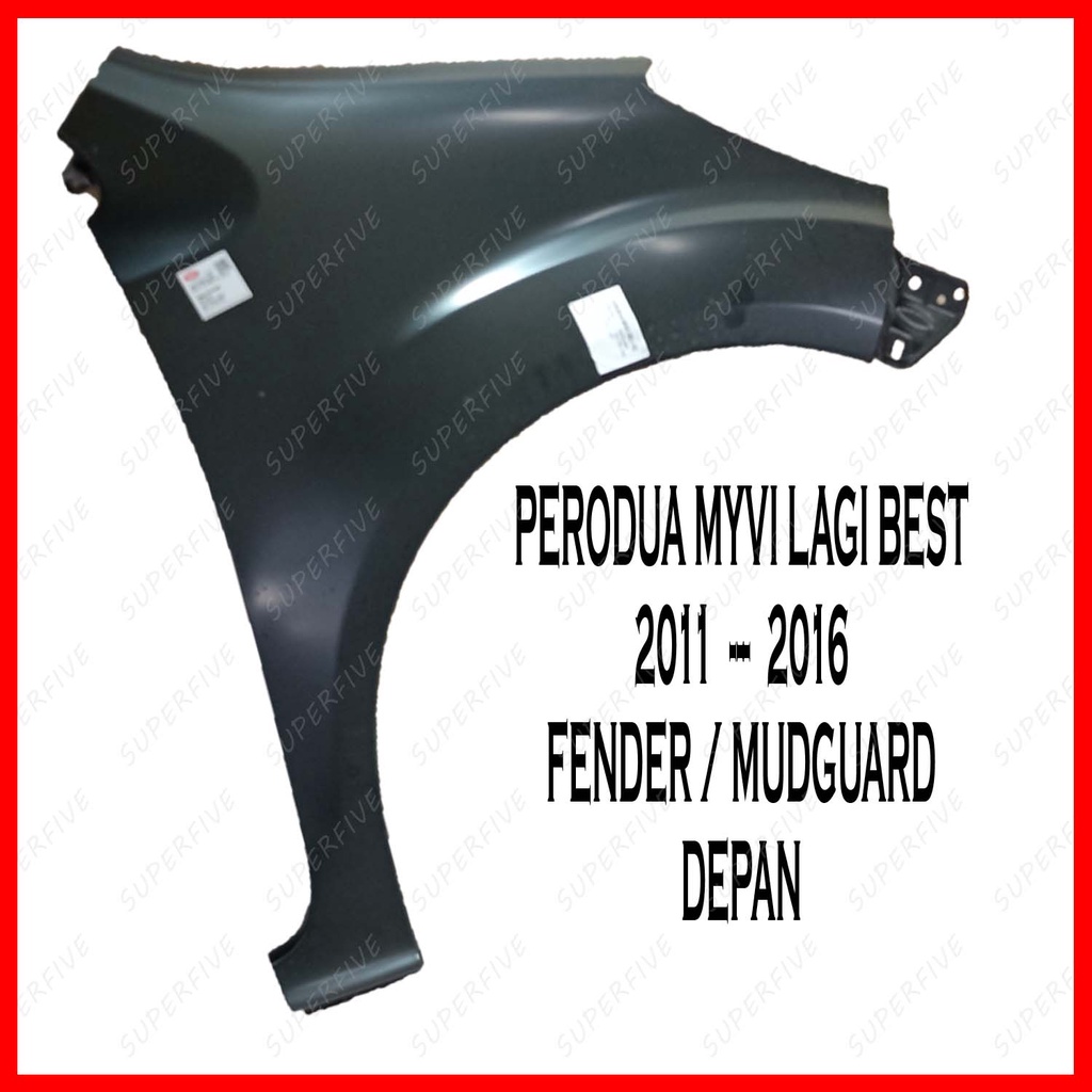 PERODUA MYVI LAGI BEST / ICON (2011 - 2016) FRONT FENDER / MUDGUARD ...