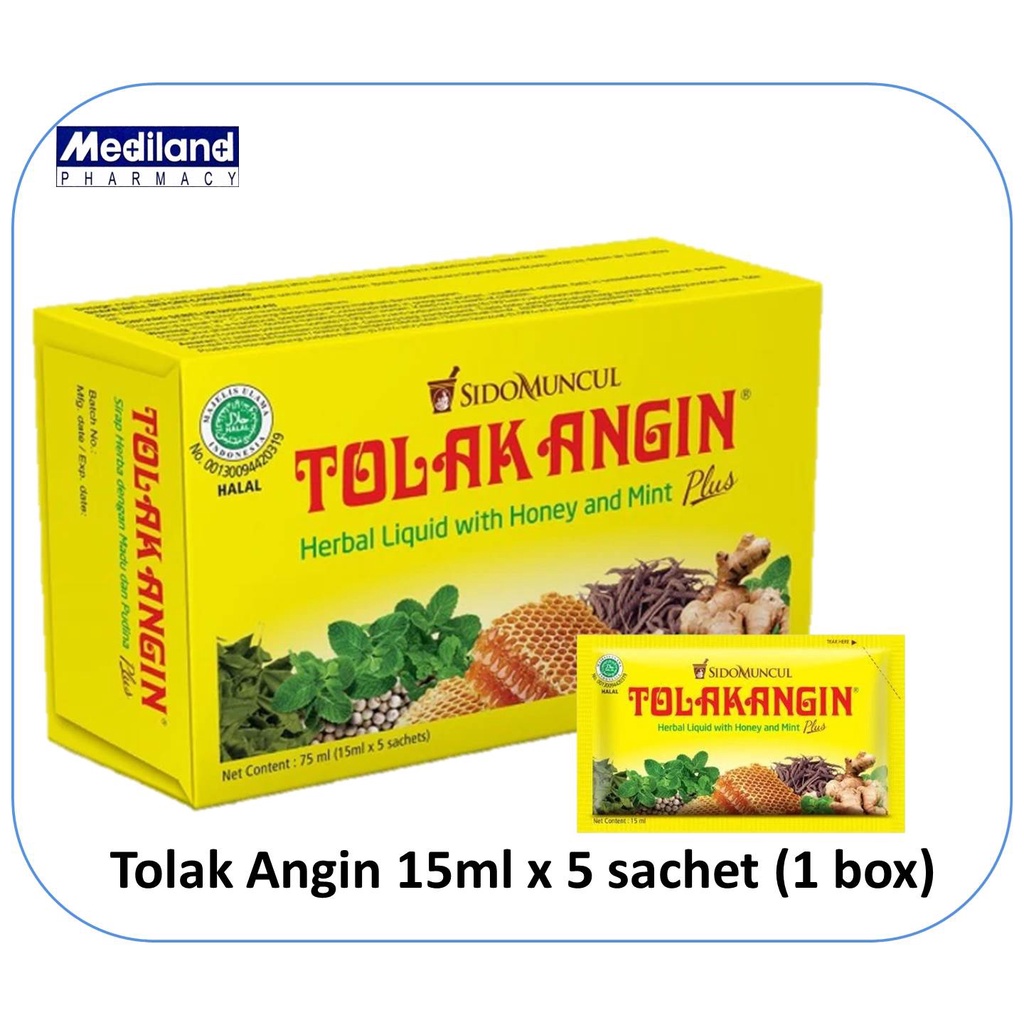 Tolak Angin Herbal Liquid 15mlx 5sachet (1 box) | Shopee Malaysia