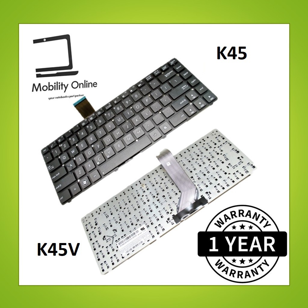 Asus K45 K45V K45VD P45 PRO45VA-VO056X A85 A85V R400 Laptop Keyboard ...