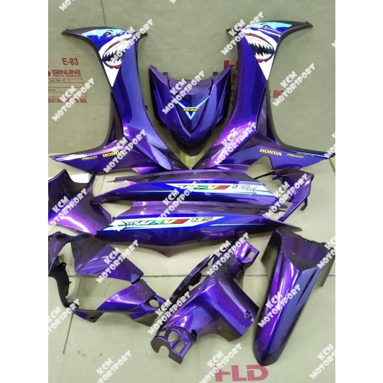 BODY COVER COVERSET HONDA WAVE 125i V1 V2 / HONDA FUTURE 125 CARB FI ...